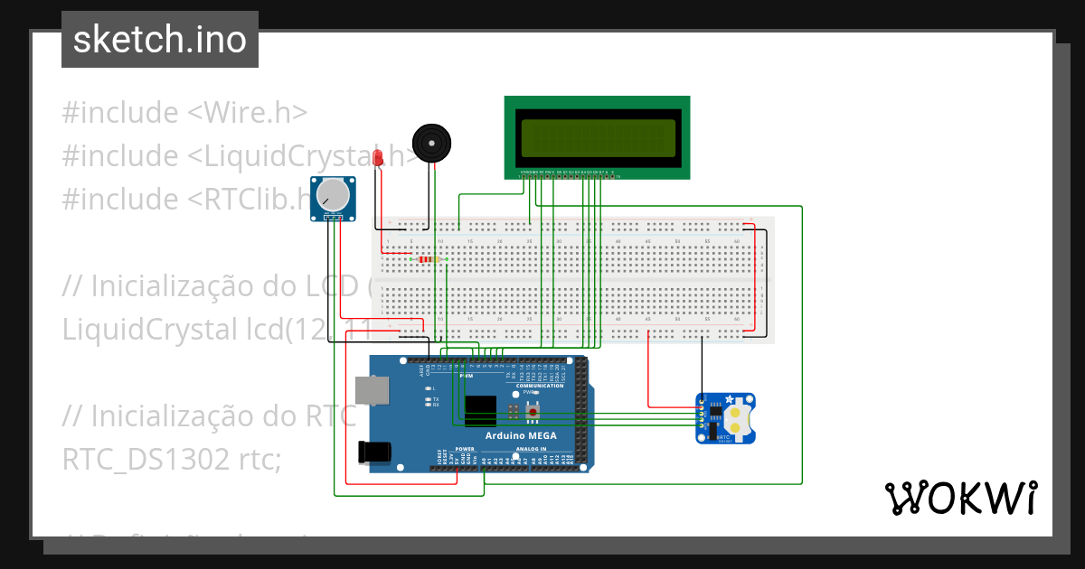 AUXILIAR DE ESTUDO - Wokwi ESP32, STM32, Arduino Simulator