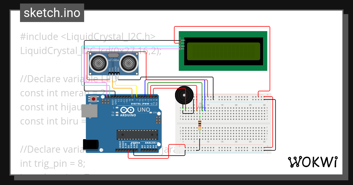 ujian smart parking system_Audrey Zhafira Nugroho_8E - Wokwi ESP32 ...