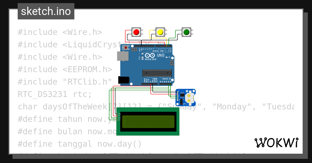 Jam Yang Dapat Diatur Wokwi Esp32 Stm32 Arduino Simulator 2111