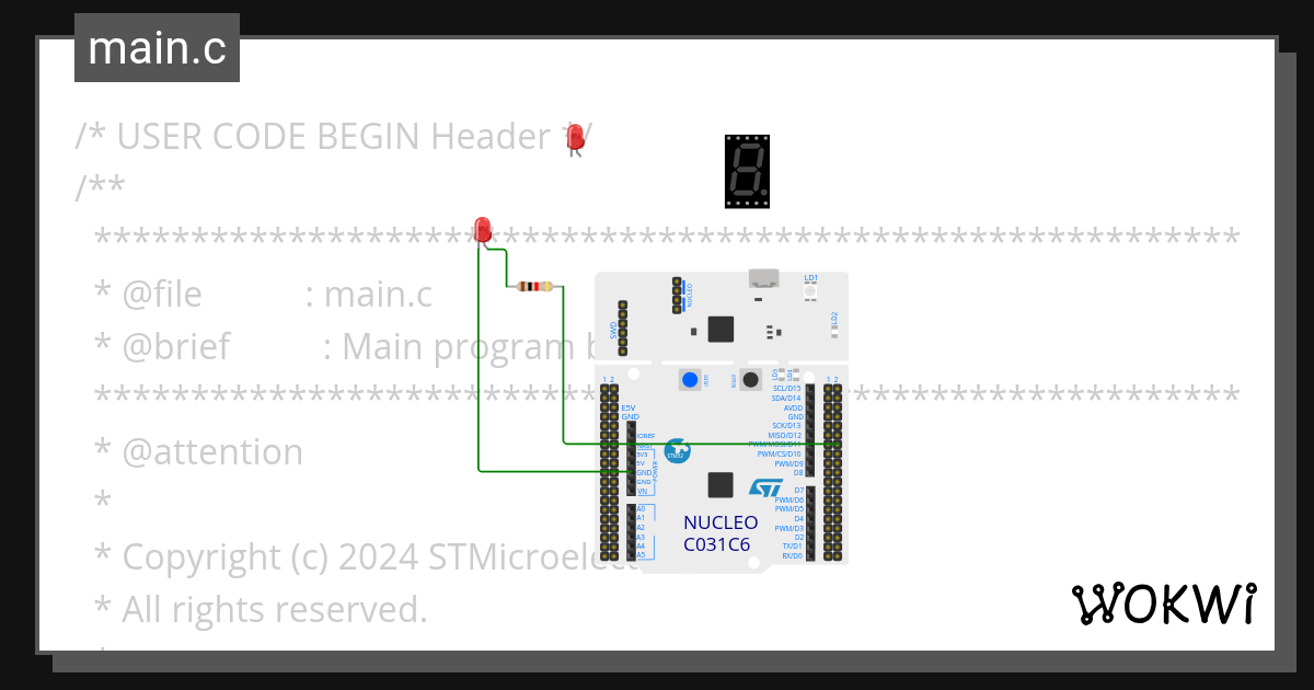 ST Nucleo - LCD I2C Copy - Wokwi ESP32, STM32, Arduino Simulator