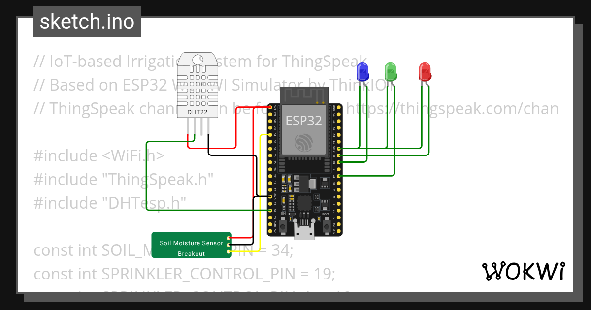 Wokwi - Online ESP32, STM32, Arduino Simulator