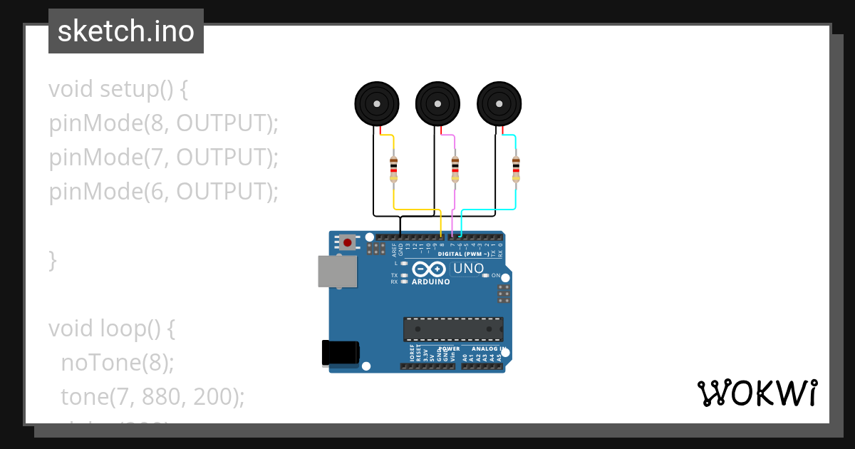 projek 3 speaker - Wokwi ESP32, STM32, Arduino Simulator projek 3 speaker - Wokwi ESP32, STM32, Arduino Simulator