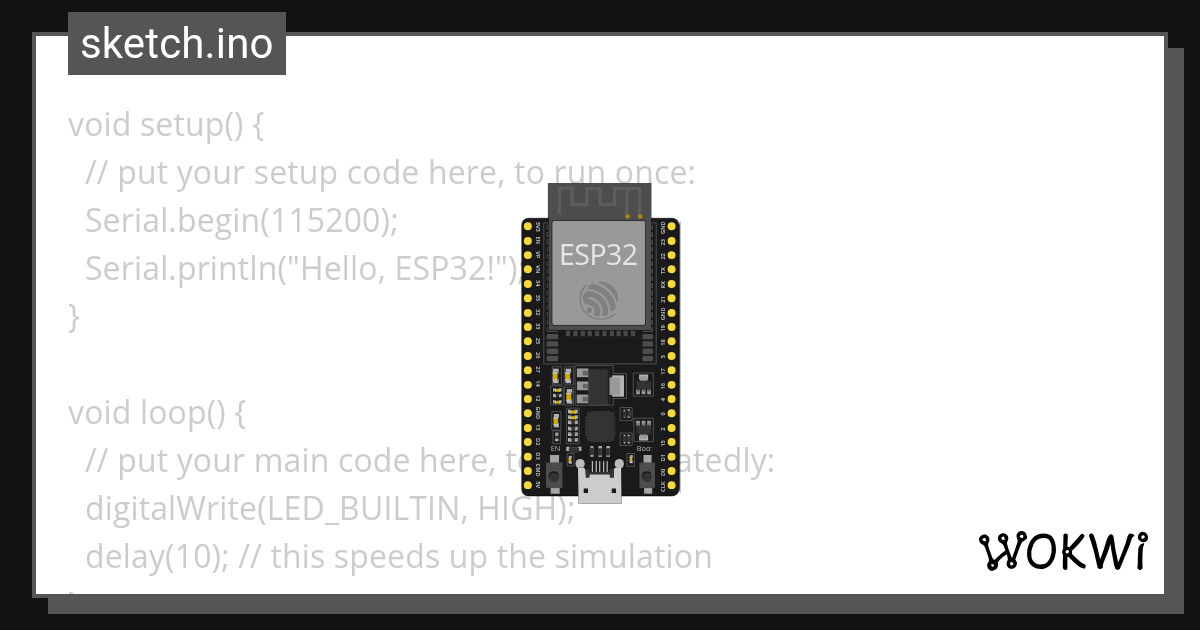 esp - Wokwi ESP32, STM32, Arduino Simulator