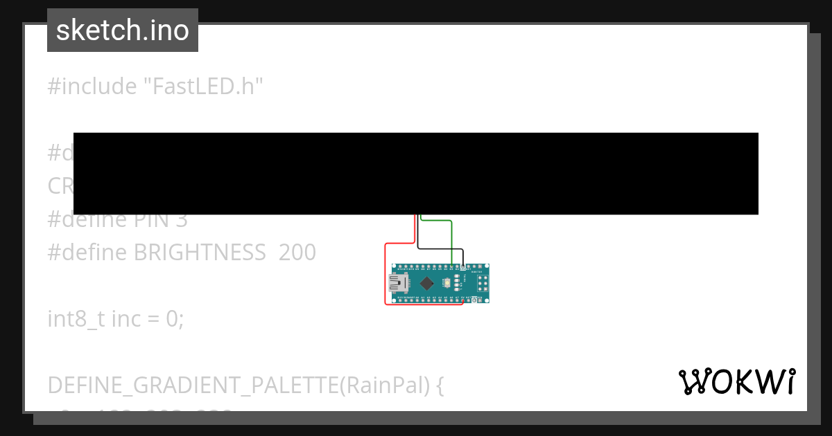 Rain Effect Try Wokwi Esp32 Stm32 Arduino Simulator 8857