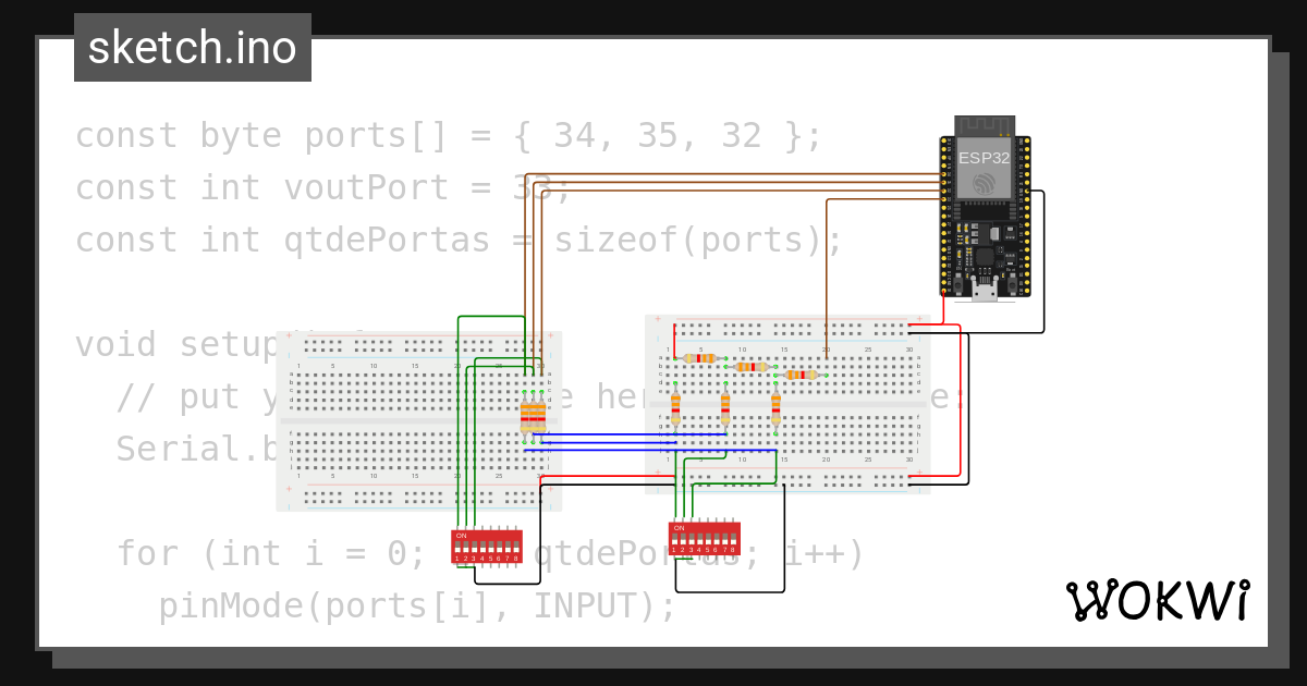 Testes Esp Wokwi Esp32 Stm32 Arduino Simulator