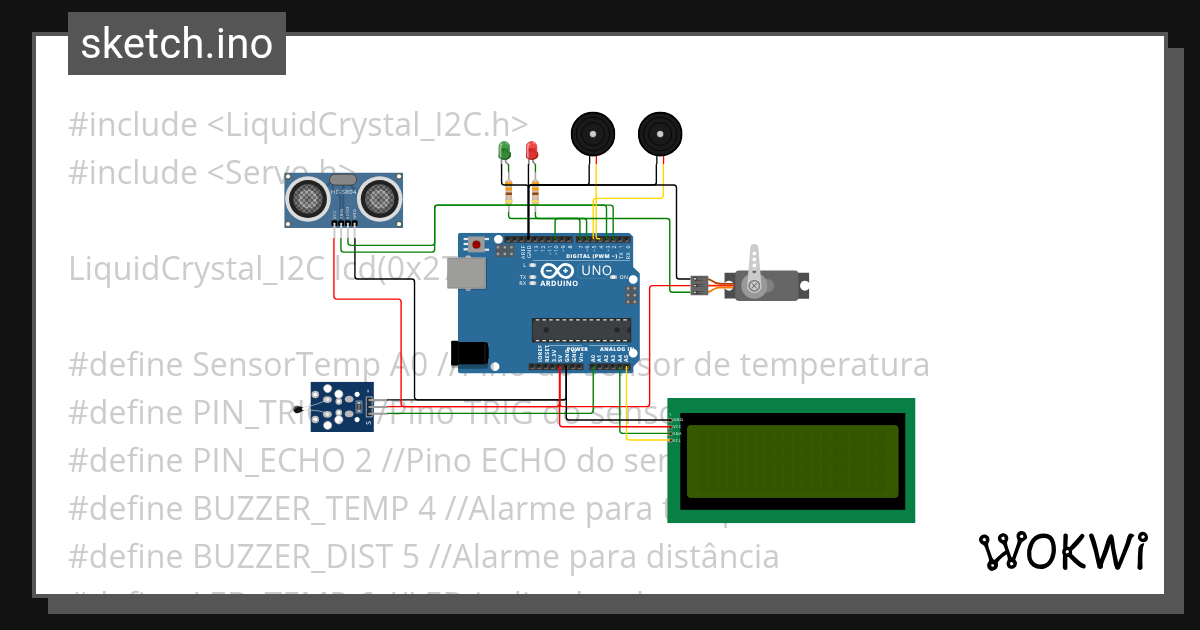 Forno cerâmico Ard - Wokwi ESP32, STM32, Arduino Simulator