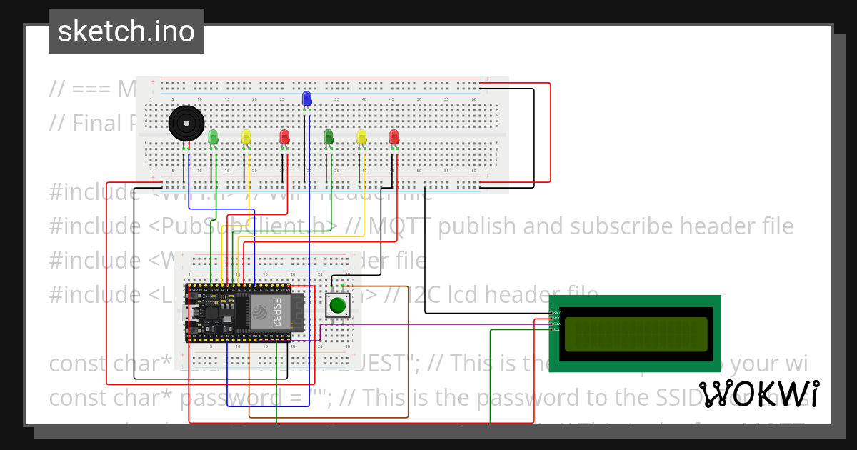 Week 7 - Wokwi ESP32, STM32, Arduino Simulator