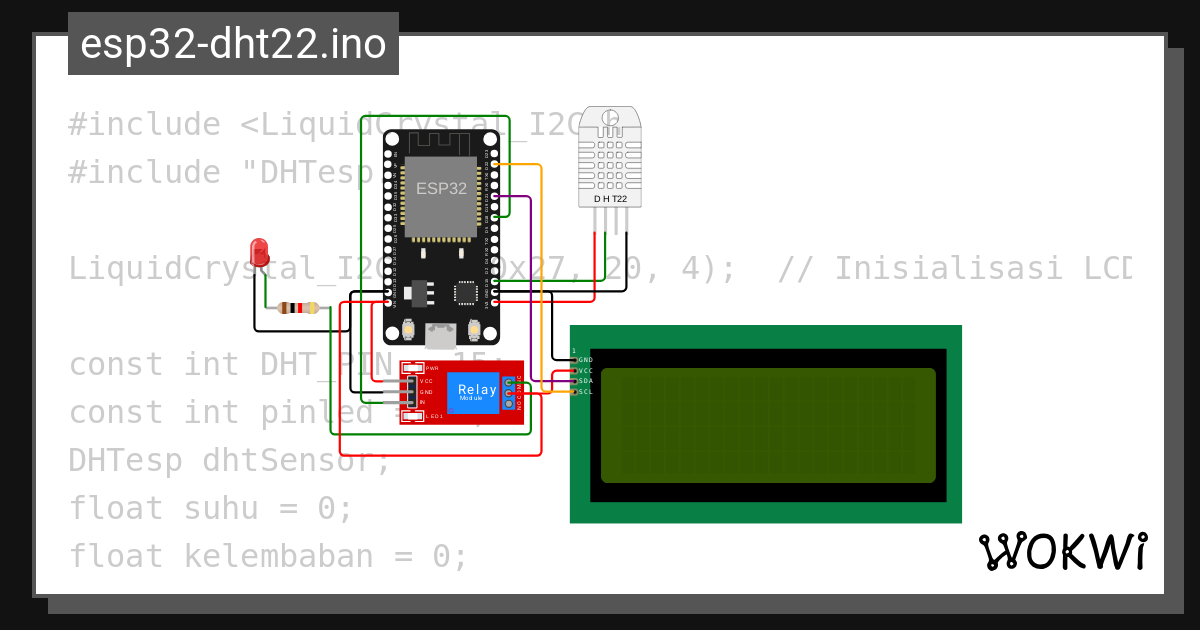 Monitoring Jamur Wokwi Esp32 Stm32 Arduino Simulator 