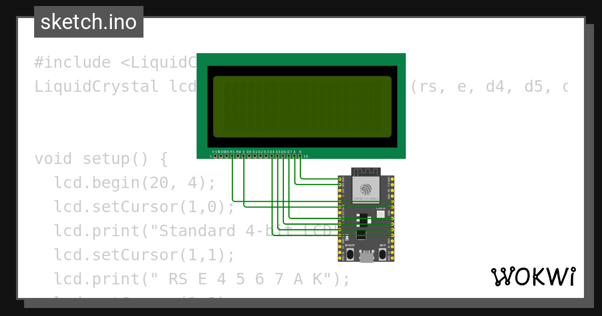 Lcd4bit Wokwi Esp32 Stm32 Arduino Simulator 0228