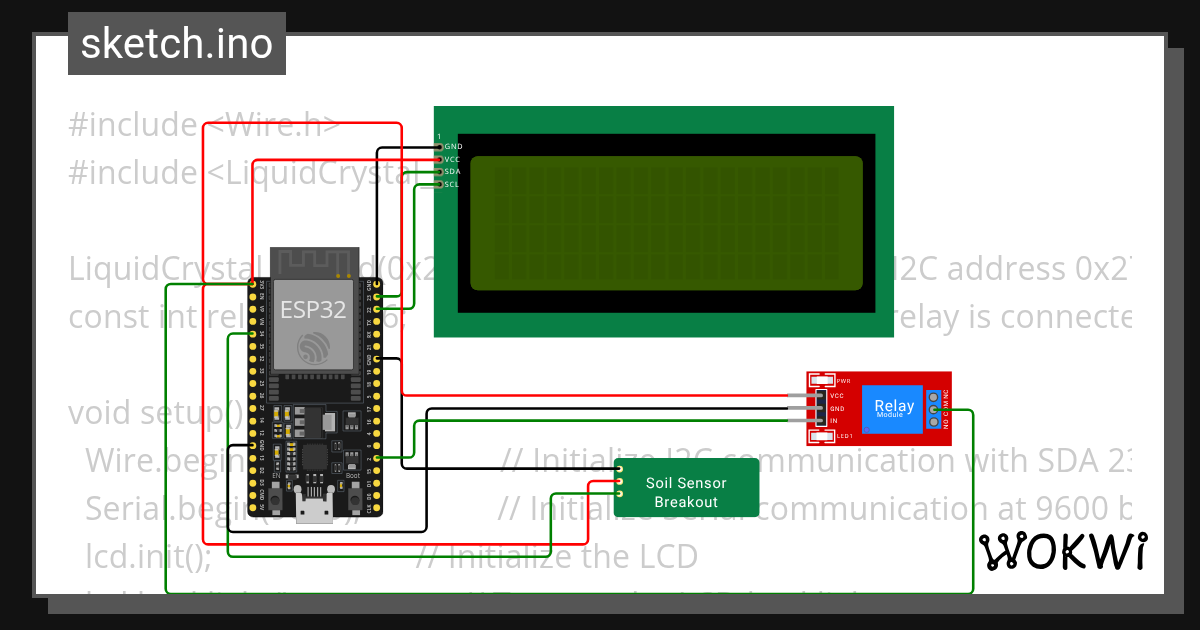 relay control - Wokwi ESP32, STM32, Arduino Simulator