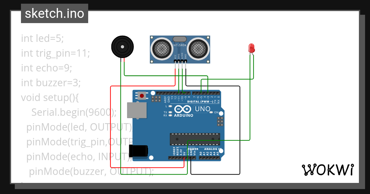 Distanceledbuzzer Wokwi Esp32 Stm32 Arduino Simulator 0904