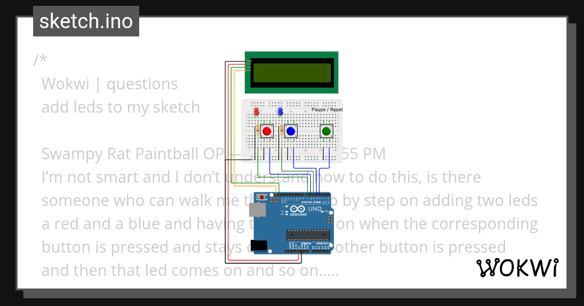 Swampy Rat Paintball Mk V - Wokwi ESP32, STM32, Arduino Simulator