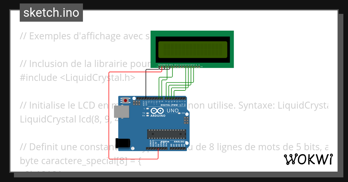 Exemples_affichage_LCD - Wokwi ESP32, STM32, Arduino Simulator