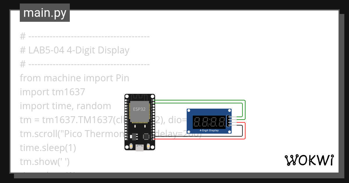 lab6-1 - Wokwi ESP32, STM32, Arduino Simulator