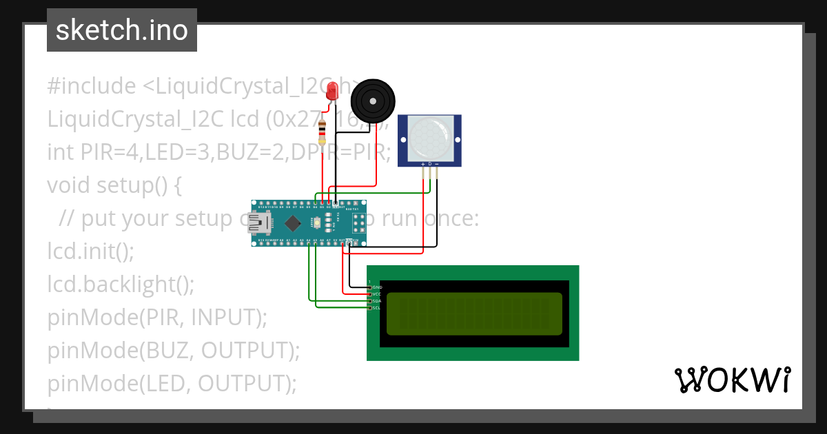 pir - Wokwi ESP32, STM32, Arduino Simulator