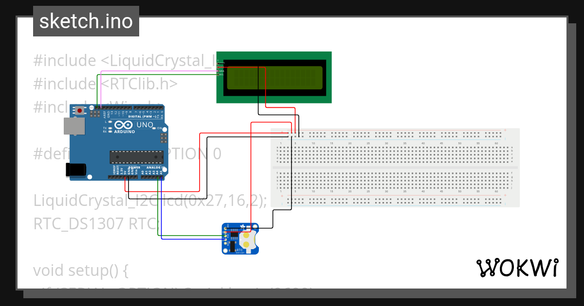JAM DIGITAL RTC Cakra - Wokwi ESP32, STM32, Arduino Simulator