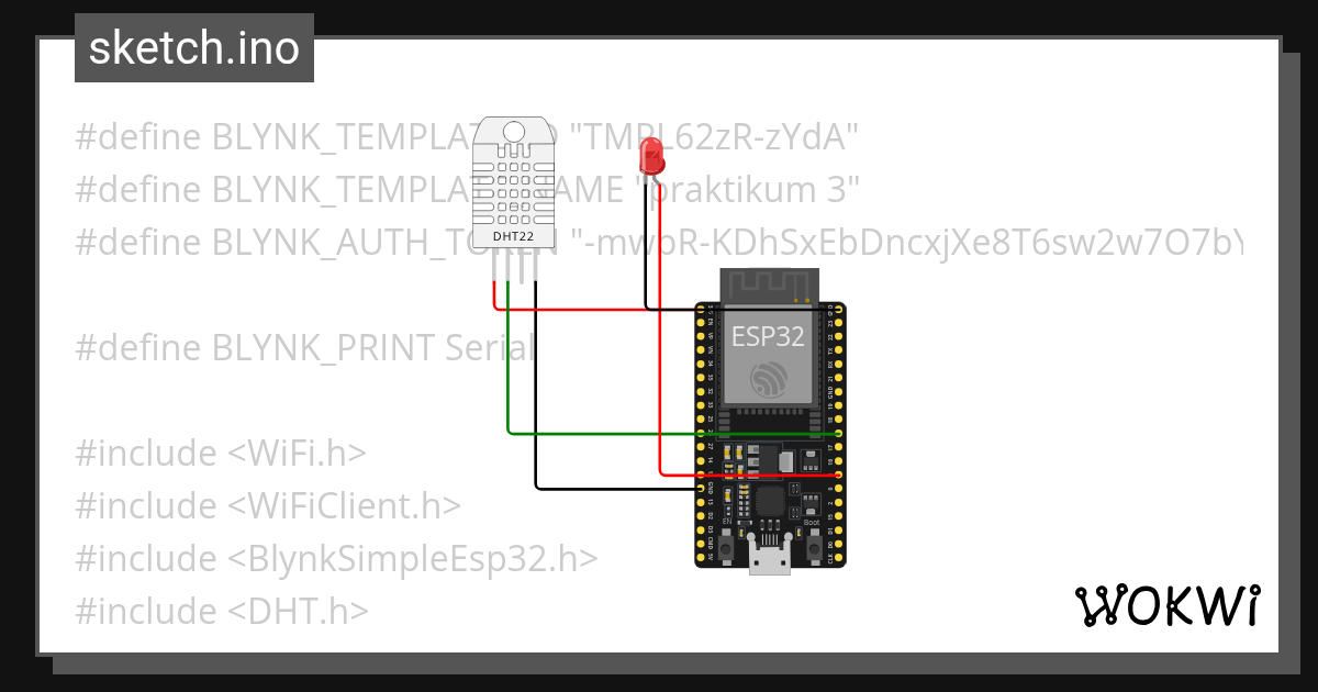 laprak 3 - Wokwi ESP32, STM32, Arduino Simulator