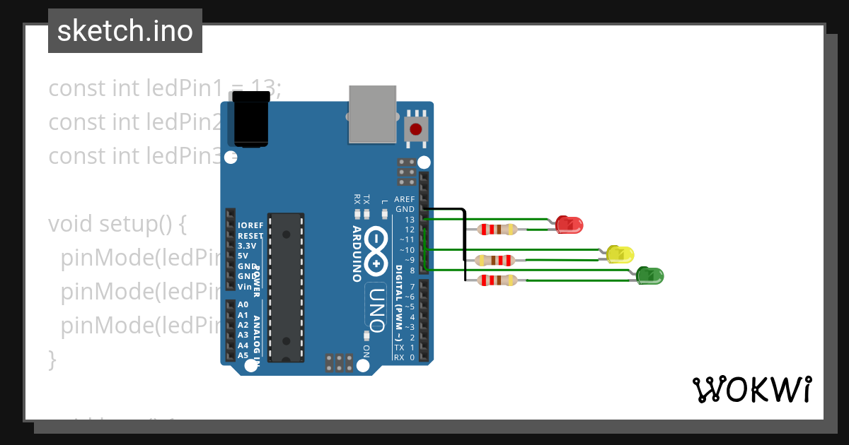 PERCOBAAN 3 TAMRIN - Wokwi ESP32, STM32, Arduino Simulator