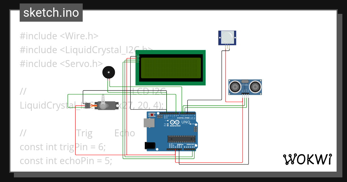 prj17 Pir motion sensor - Wokwi ESP32, STM32, Arduino Simulator