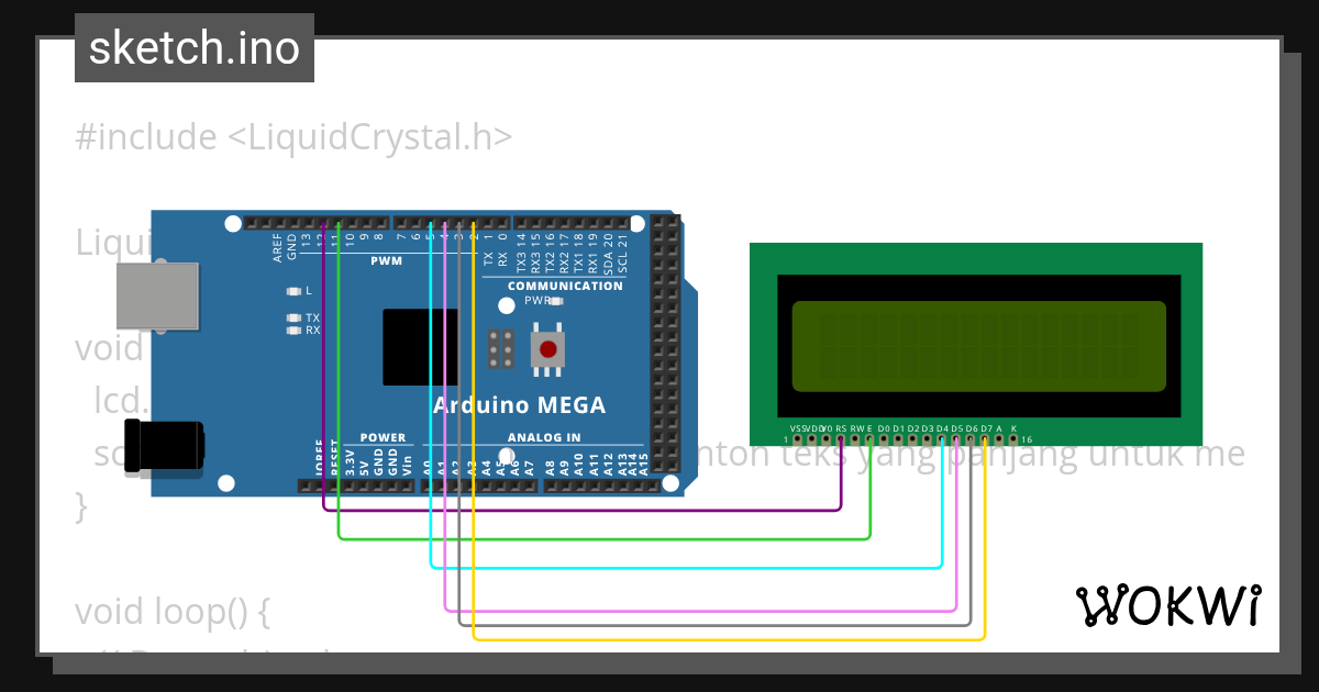 test arduino mega - Wokwi ESP32, STM32, Arduino Simulator