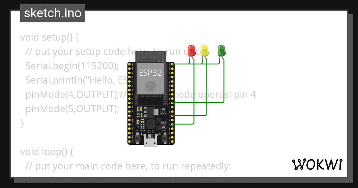 Eps32 Wokwi Esp32 Stm32 Arduino Simulator 