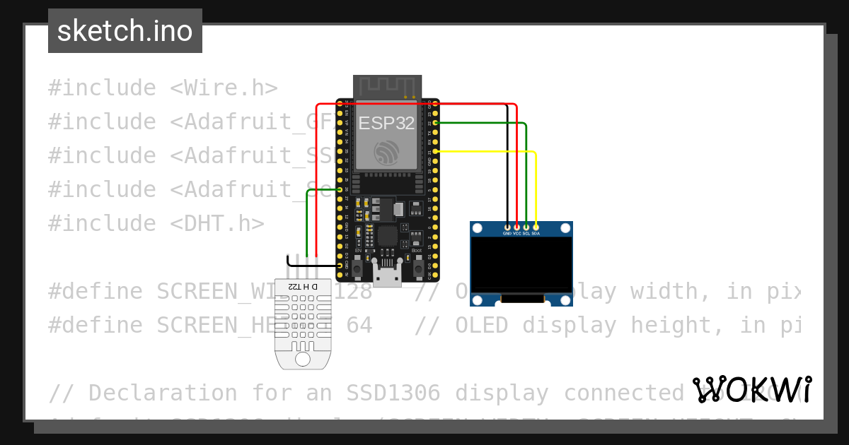 Oled Dht Wokwi Esp32 Stm32 Arduino Simulator 7766