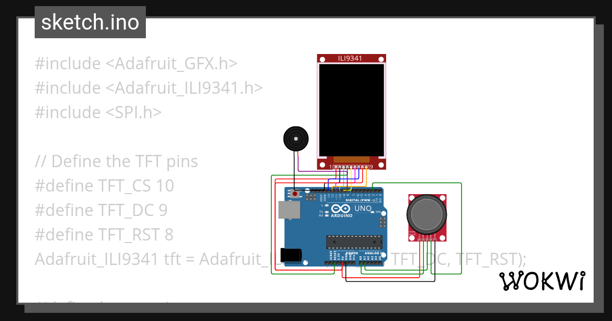 Snake_game - Wokwi ESP32, STM32, Arduino Simulator