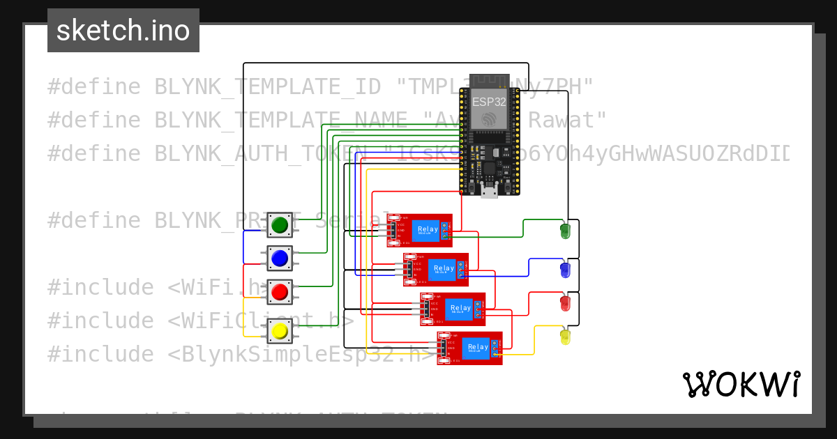 Home Automation Wokwi Esp32 Stm32 Arduino Simulator 5891