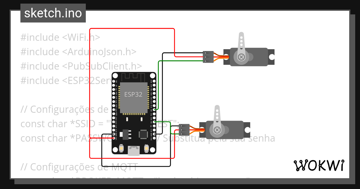 Servos Copy - Wokwi ESP32, STM32, Arduino Simulator