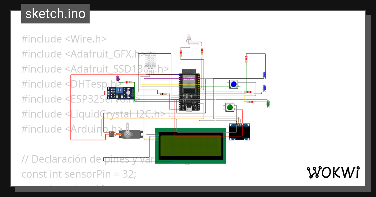 Proyecto Arduino - Wokwi ESP32, STM32, Arduino Simulator
