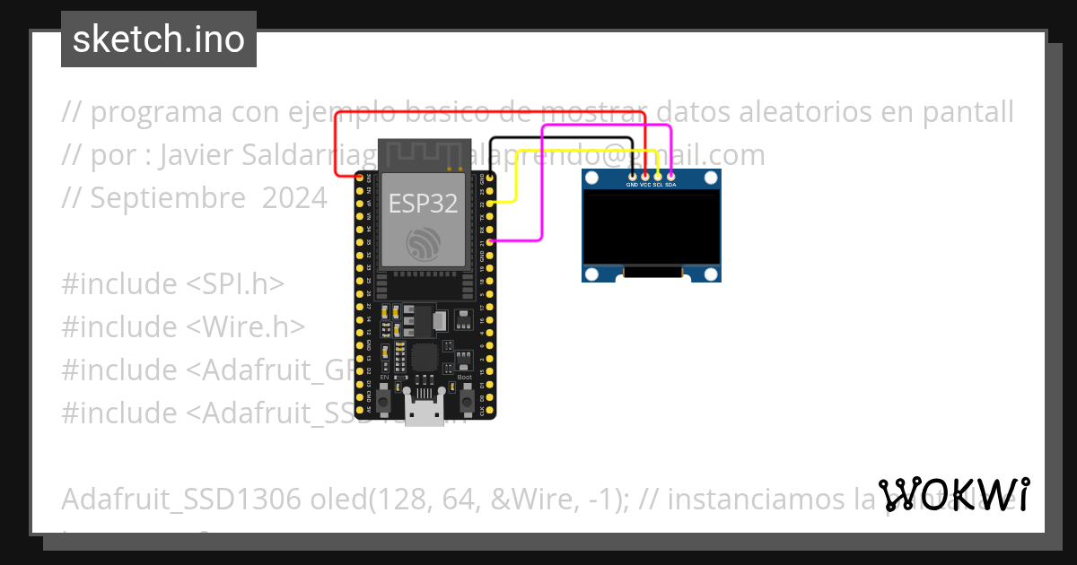 basico_oled_esp32 - Wokwi ESP32, STM32, Arduino Simulator