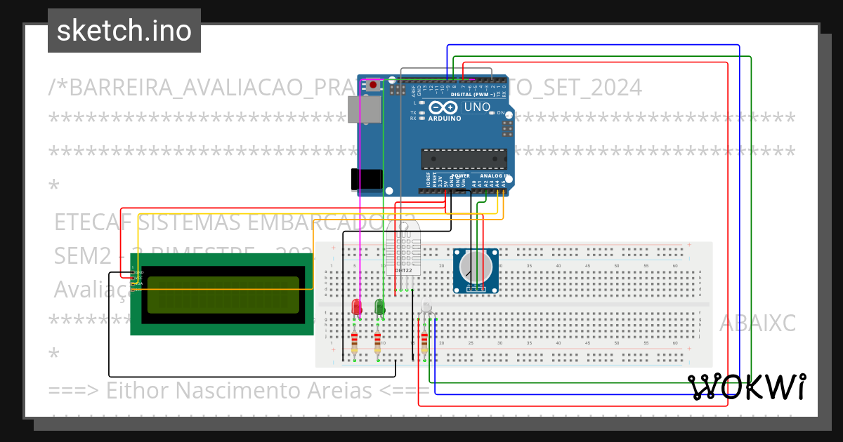 Estudo proiva - Wokwi ESP32, STM32, Arduino Simulator
