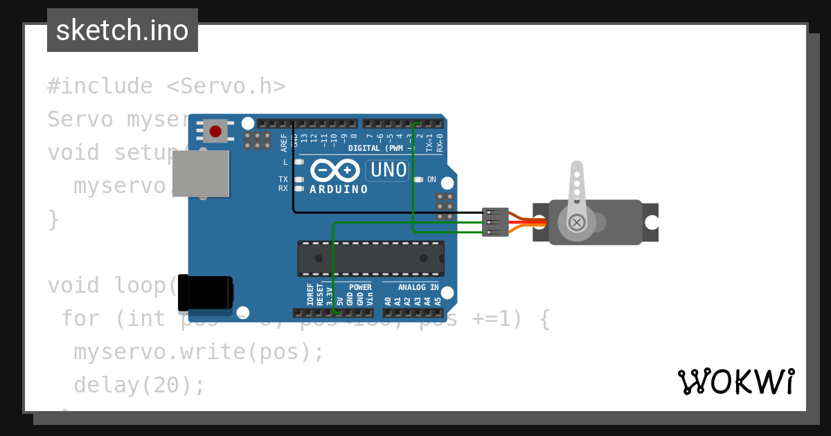 Servo Wokwi Esp32 Stm32 Arduino Simulator 4556
