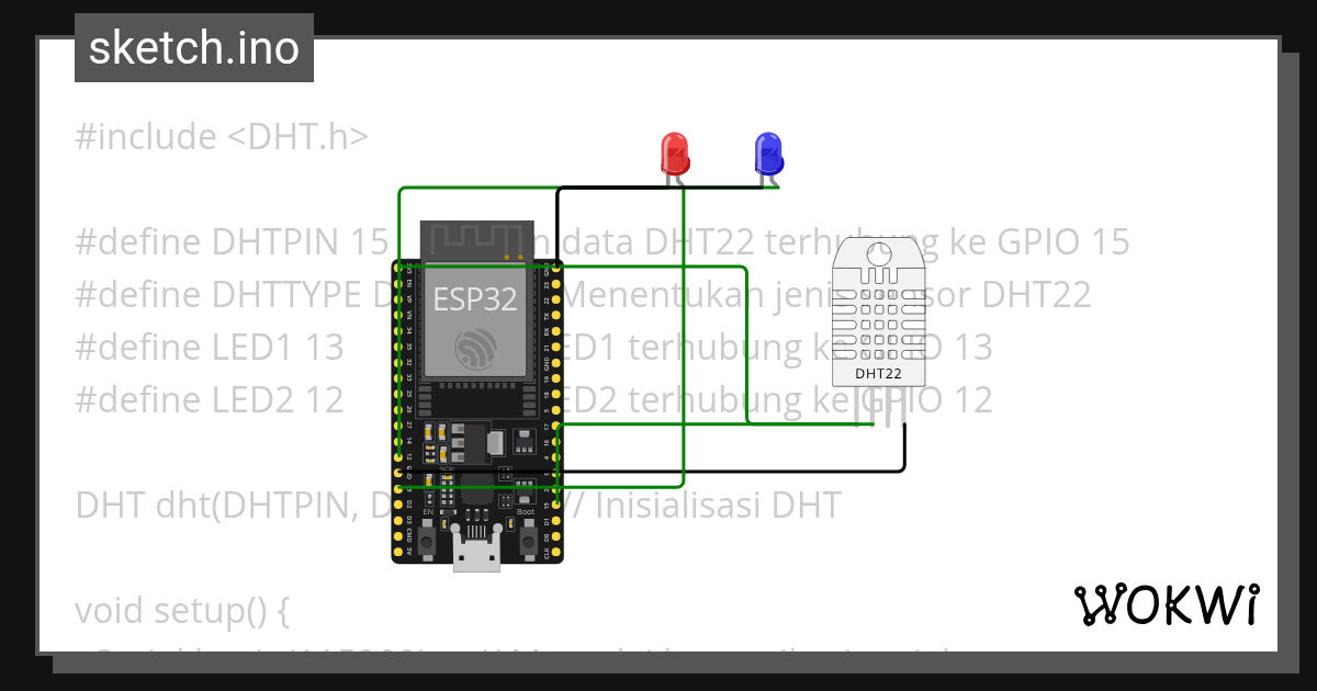 Modul3 - Wokwi ESP32, STM32, Arduino Simulator
