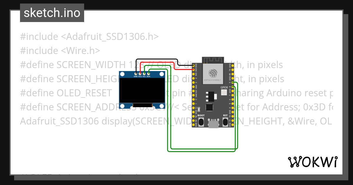 ESP32 Animation test - Wokwi ESP32, STM32, Arduino Simulator