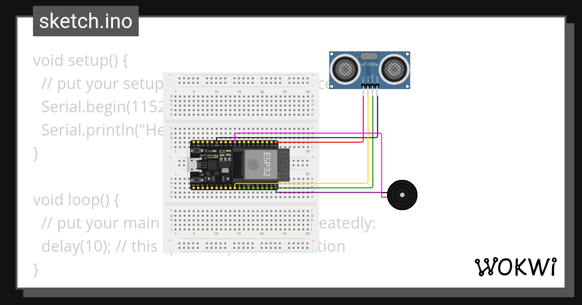 Door Sensor Wokwi Esp32 Stm32 Arduino Simulator 5222