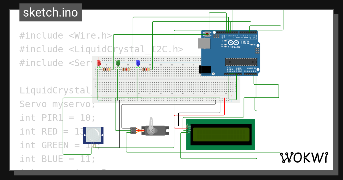 Bintang Servo Sim 3 Wokwi Esp32 Stm32 Arduino Simulator 
