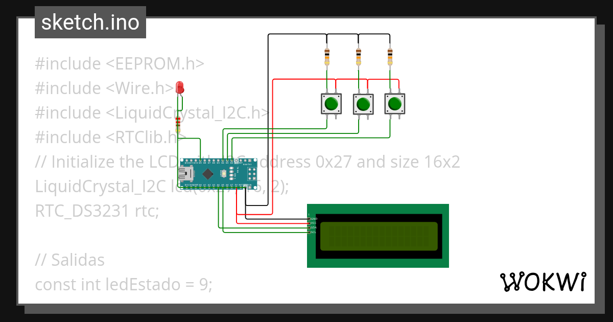 Menu con hora Copy bbto 1 - Wokwi ESP32, STM32, Arduino Simulator