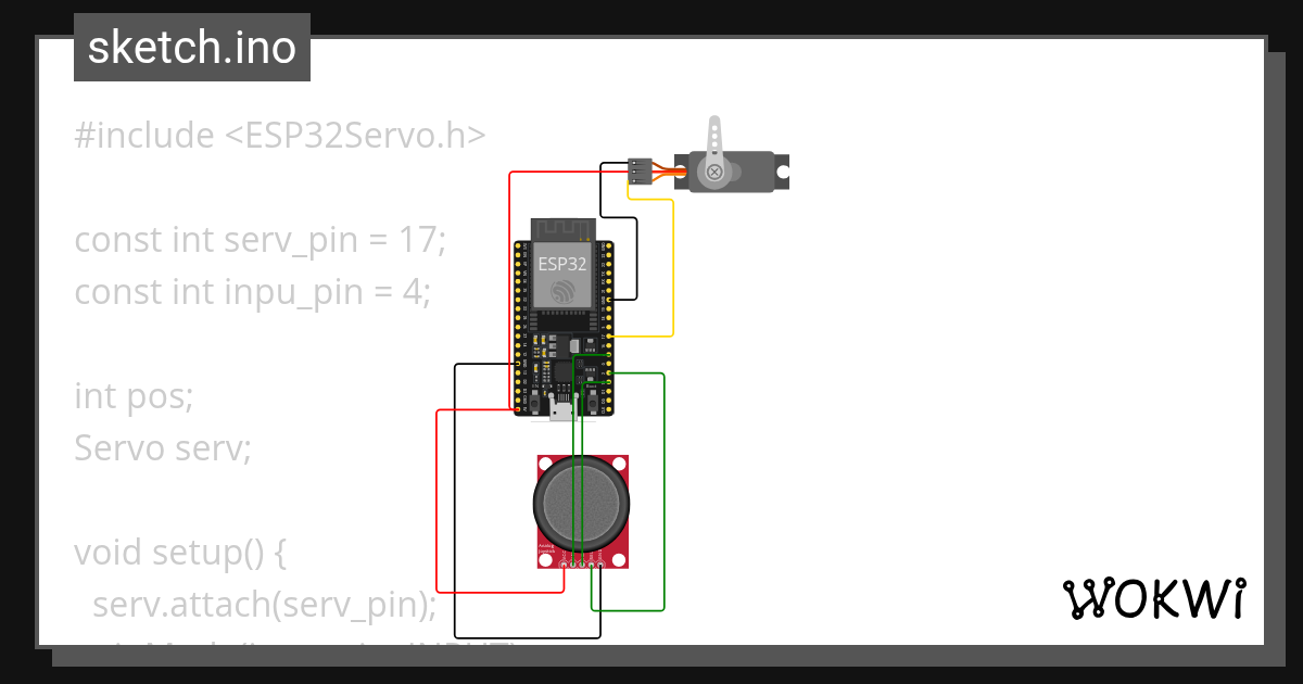 joystick - Wokwi ESP32, STM32, Arduino Simulator