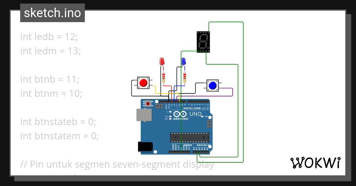 PTKOM_Kelompok 5 - Wokwi ESP32, STM32, Arduino Simulator