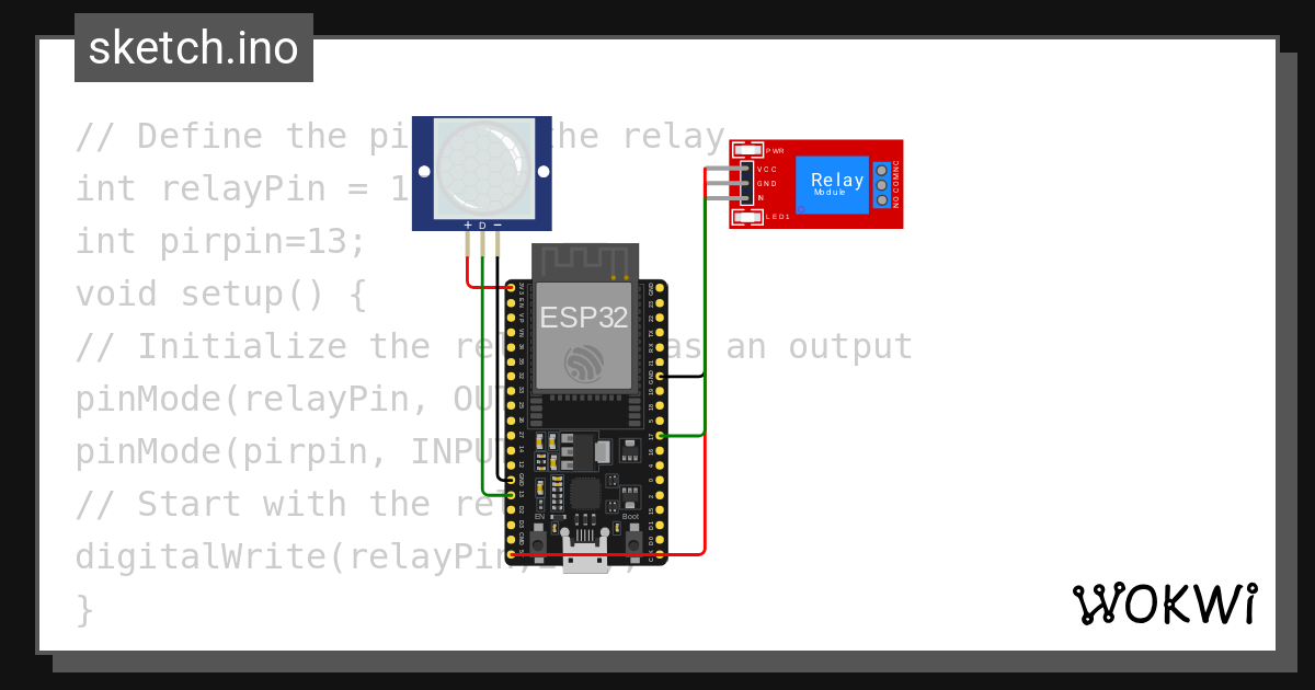 Relay Activate Copy Wokwi Esp32 Stm32 Arduino Simulator 2401