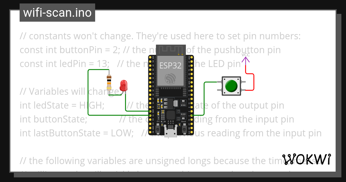 debounce Copy - Wokwi ESP32, STM32, Arduino Simulator