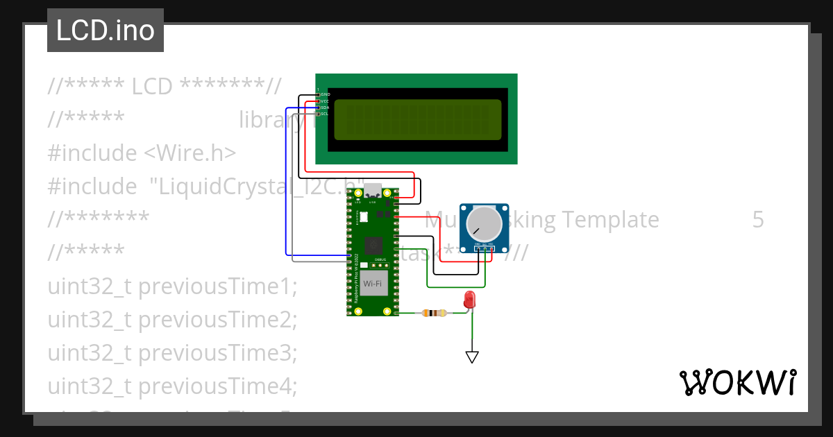 lcd - Wokwi ESP32, STM32, Arduino Simulator