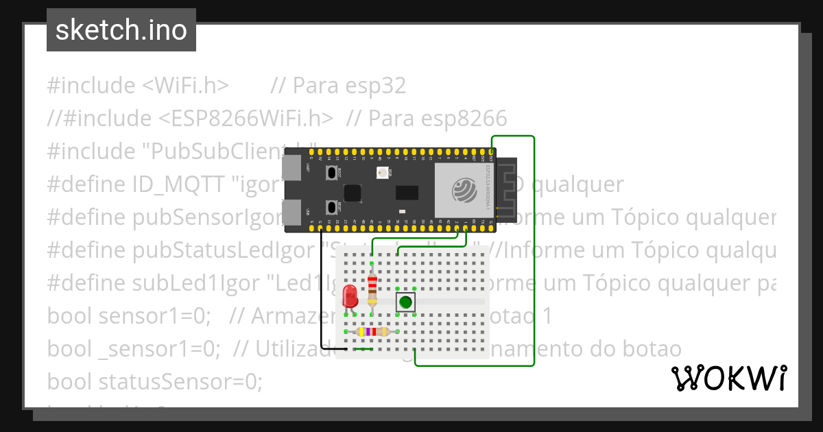 igor - Wokwi ESP32, STM32, Arduino Simulator