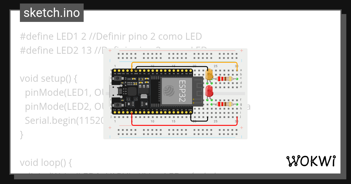 Wokwi - Online ESP32, STM32, Arduino Simulator