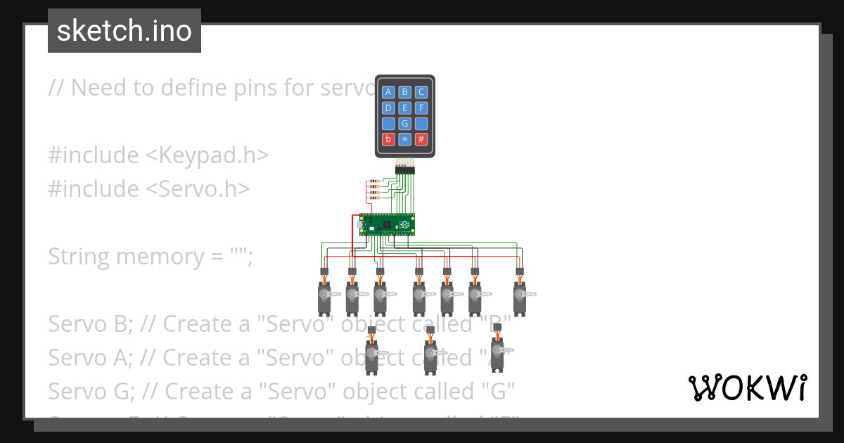 Saxophone Actuation Device (SAD) - Wokwi ESP32, STM32, Arduino Simulator