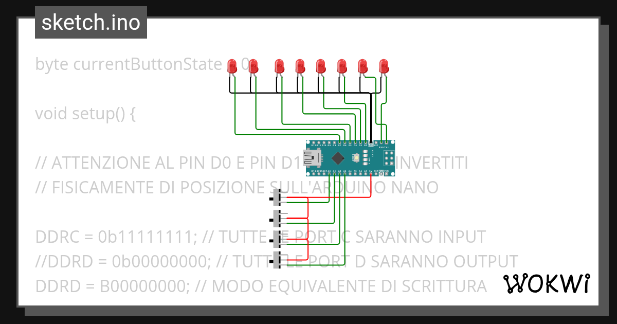 PORT MANIPULATION - Wokwi ESP32, STM32, Arduino Simulator
