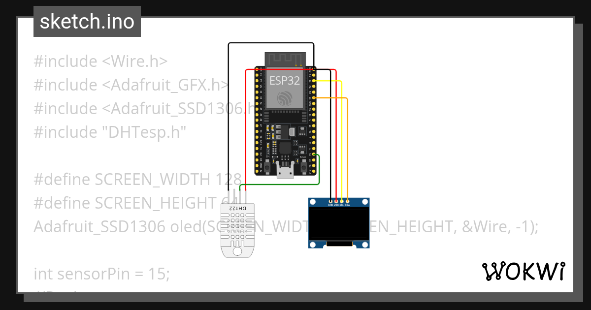 Ejercicio Oled Copy Wokwi Esp32 Stm32 Arduino Simulator 3286