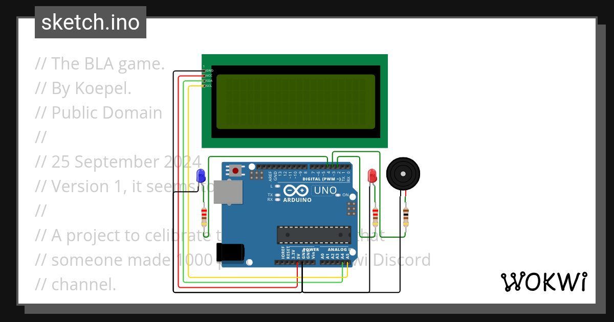 BLA - Wokwi ESP32, STM32, Arduino Simulator
