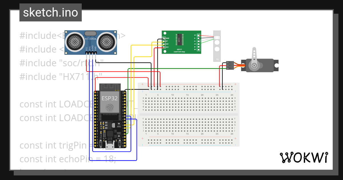 Feeding System - Wokwi ESP32, STM32, Arduino Simulator